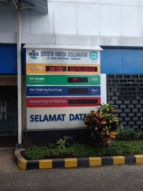 Jasa Pembuatan Safety Statistic Board Sign