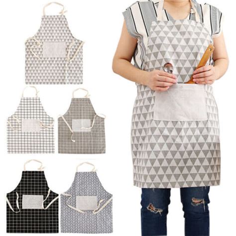 Unisex Cooking Kitchen Restaurant Chef Adjustable Bib Apron Dress With