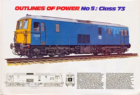 Lakeland Railway Outlines Of Power Nº 5 Class 73