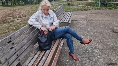 Crazy Guy Throws My Shoe Into The Elbe River HD Wmv X Helenas Feet High Heels Tights