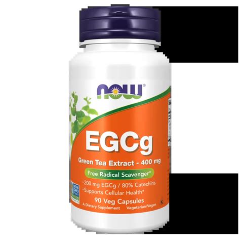 Now Foods Egcg Green Tea Extract 400 Mg 90 Vcaps 59₾ Nutrioge