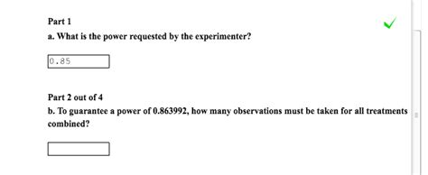 Solved 1 Out Of 1 Attempt The Following Minitab Output