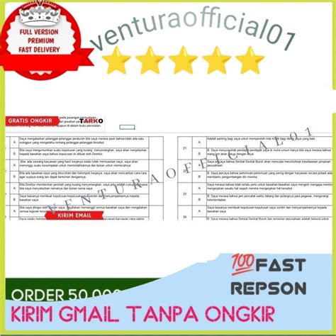 Jual Garansi Aplikasi Skoring Psikotes Msdt Excel Shopee Indonesia