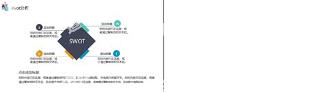 大方实用swot分析ppt素材 Ppt下载 免费ppt模版下载 道格办公共享平台
