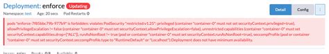 Add Support For Pod Security Admission · Issue 7119 · Rancher