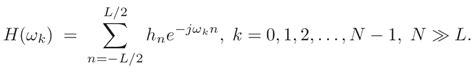 Least Squares Linear Phase Fir Filter Design