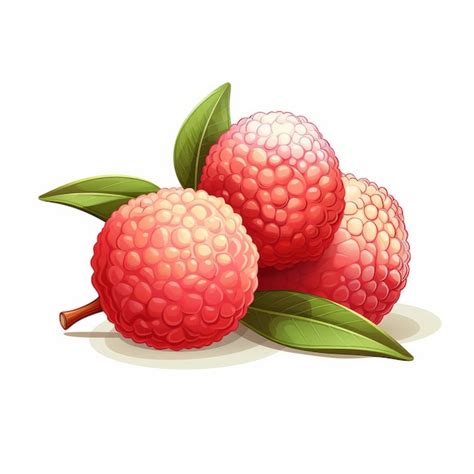Premium Photo Lychee Isolated On White Background