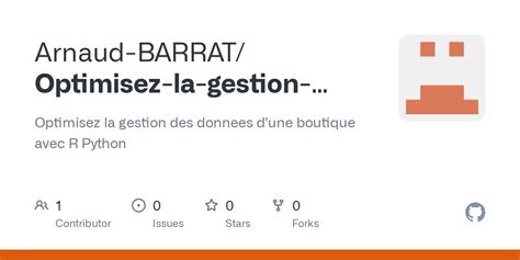 Github Arnaud Barrat Optimisez La Gestion Des Donn Es D Une Boutique