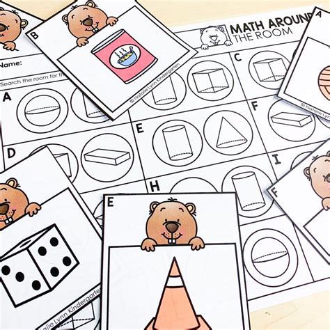 February Write The Room Kindergarten Math Centers Winter Math Centers