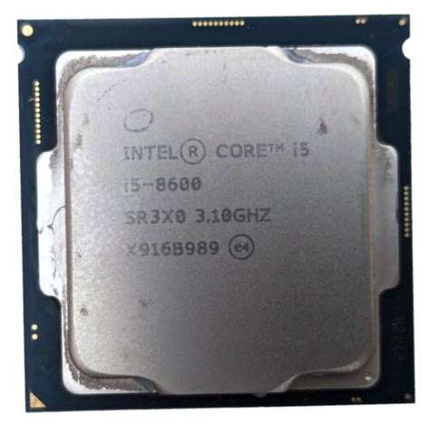 Intel Core i5-8600 3.10GHz LGA 1151/Socket H4 Six-Core 9MB CPU ...