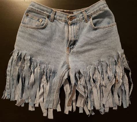 Jean Shorts With Fringe Diy • Style By Carise Cut Up Jeans Diy