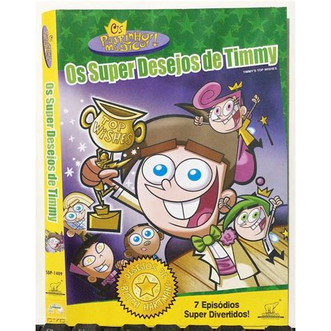 Dvd Os Padrinhos Mágicos Os Super Desejos De Timmy Shopee Brasil