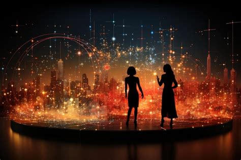 Premium Ai Image Scientists And Analysts Collaborate In A Modern Workspace Surrounded By