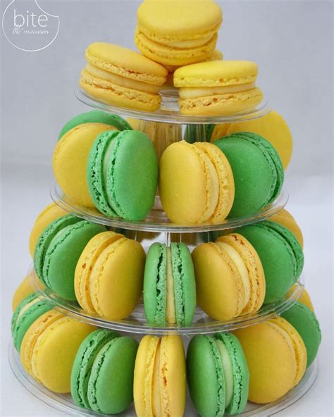 Small Macaron Tower By Bitethemacaron Macaron Tower Macarons Food