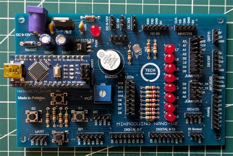 Mikroduino Nano V2 Learning Platform For Arduino Nano Mikrotronics