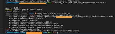 Postgresql Error The Server Does Not Support Ssl Connections Stack Overflow