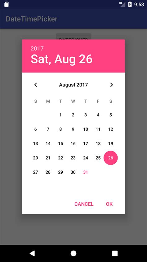 Github Gregkorossy Datetimepicker Material Themed Datetimepickers From The Android Framework