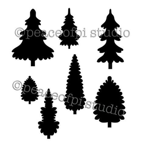7 trees tracing templates instant download pdf jo morphett