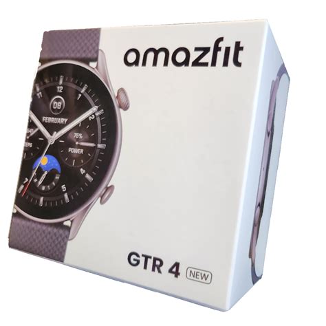 ORIGINAL Relógio Smartwatch Amazfit Gtr 4 New A2040 Galaxy Black ...