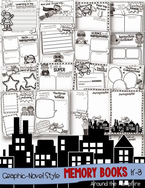 Graphic Novel Style Memory Books For K 3 Around The Kampfire