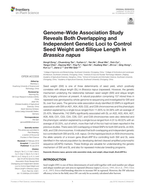 Pdf Genome Wide Association Study Reveals Both Overlapping And