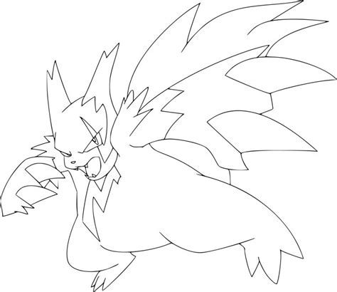 Coloriage Roussil Pokemon à Imprimer