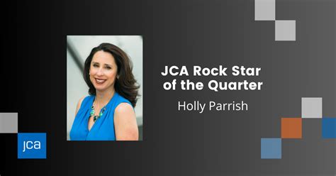 Rock Star Of The Quarter Holly Parrish Jca