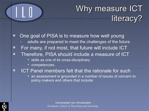 The Pisa Framework For Assessment Of Ict Literacy