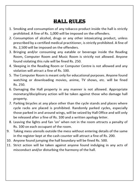 Rules Pdf
