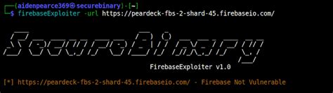firebaseexploiter vulnerability discovery tool that discovers
