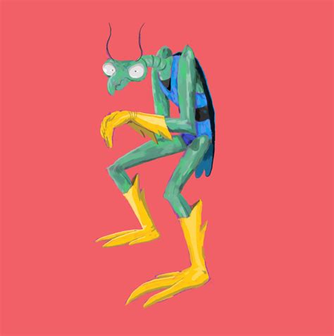 Space Ghost Praying Mantis Ghost Mantis Phyllocrania Paradoxa For
