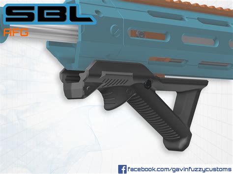 Nerf Sbl Blaster Afg Grip Etsy Canada