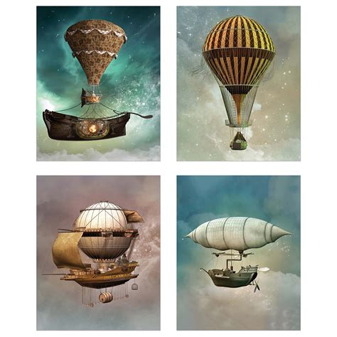 Steampunk Airships Dirigibles