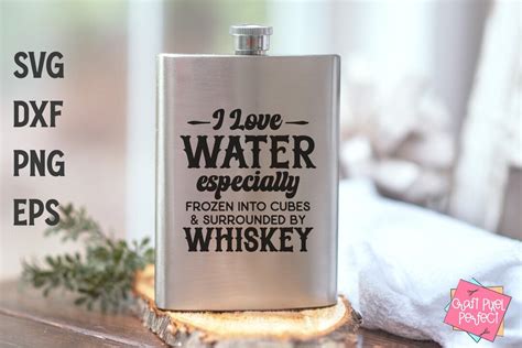 Whiskey Humor Svg Funny Flask Quote Svg Alcohol Saying Svg Drinking