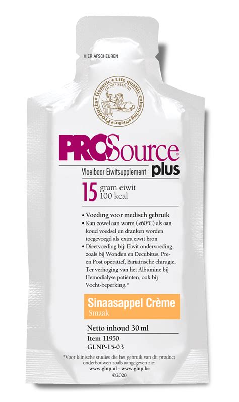 Prosource®plus Sinaasappel Crème Prosource Glnp