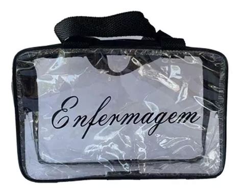 Bolsa Da Enfermagem Transparente Estágio Diversas Cores Parcelamento sem juros
