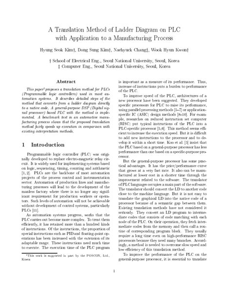 Lad To Assembler Pdf Programmable Logic Controller Programming