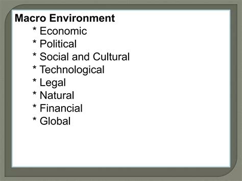 Macro Environment Pptx
