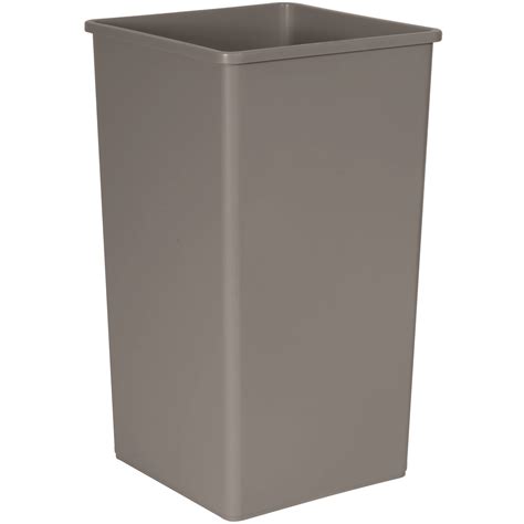 50 Gallon Untouchable Square Trash Container Trashcans Warehouse