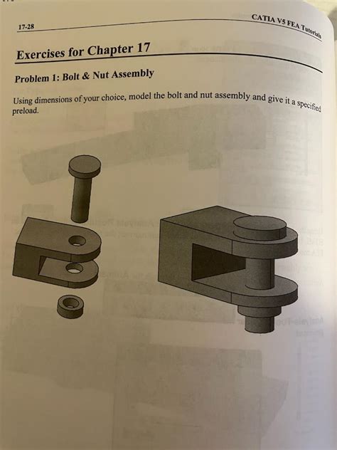 Solved Catia V5 Fea Tutorials 17 28 Exercises For Chapter 17