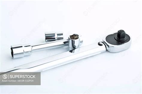 Torque Wrench With Dynamometric Key On White Background Superstock