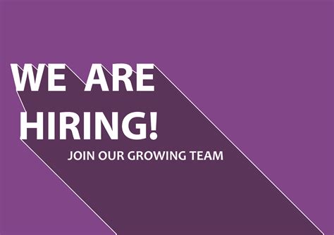 We Are Hiring Eec