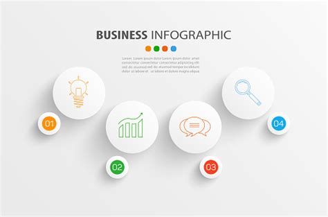 4가지 옵션 워크플로우 프로세스 차트가 있는 비즈니스 인포그래픽 템플릿 개념에 대한 스톡 벡터 아트 및 기타 이미지 개념 그래프 다이어그램 Istock