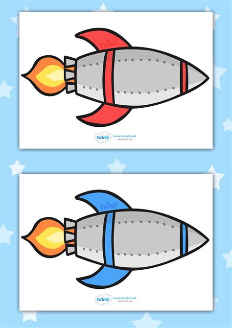 Twinkl Resources Editable Display Rockets Classroom Printables