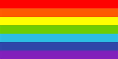 무지개 배경입니다 Lgbt 플래그 그림입니다 동성애 자부심 평면 색상 이미지입니다 프리미엄 벡터