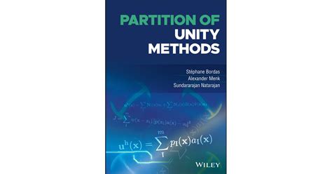 Bordas Menk Partition Of Unity Methods 1 Auflage 2023 Beck