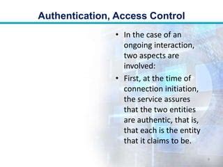 Topic Authentication Access Control Pptx
