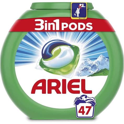 Ariel Pods Alpine Lessive En Capsules 47 Lavages 365 Cdiscount