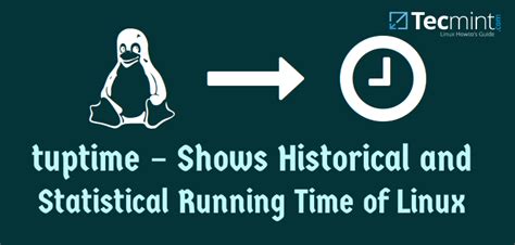 Tuptime Shows Historical And Statistical Running Time Of Linux Systems Tuptime Shows Historical And Statistical Running Time Of Linux Systems