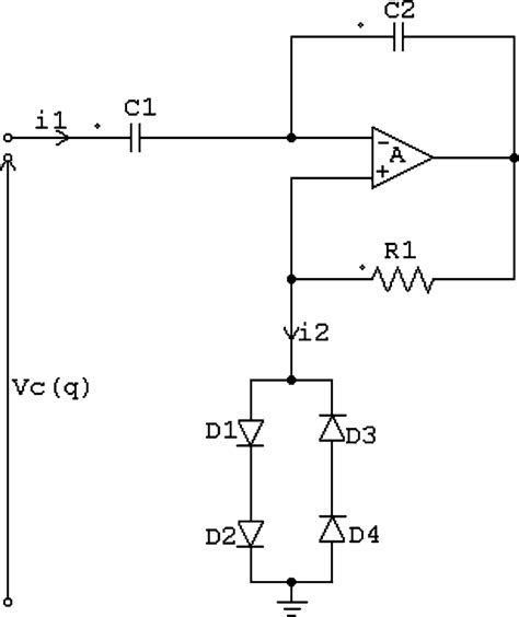 The Setup Of The Nonlinear Capacitor Made Of An Ideal Operational